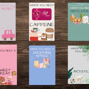 Printable Mother's Day Gift Card Book |mothers Day Gift | Girl Holiday ...