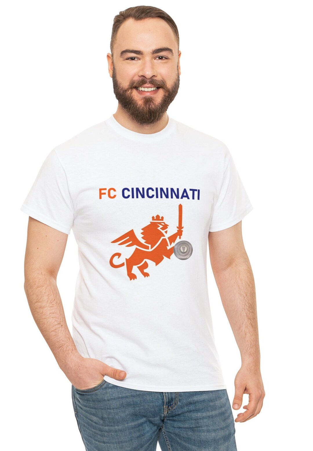 FC CINCINNATI SHIRT - Supporters Shield - T-shirt - Mls- Fcc- Cincy ...