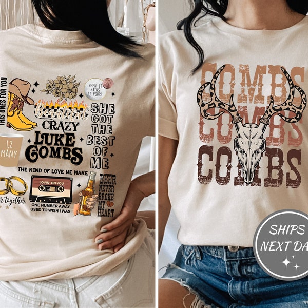 Luke Combs 2023 World Tour Png Etsy
