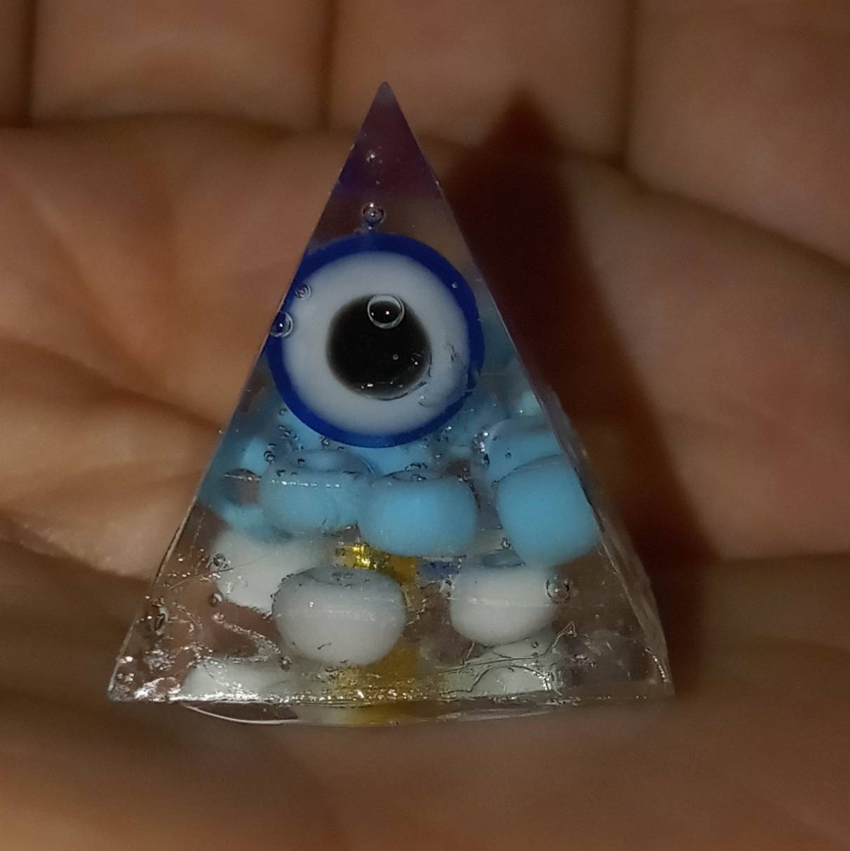 Mini Evil Eye Pyramid (first Color Set) - Etsy Australia