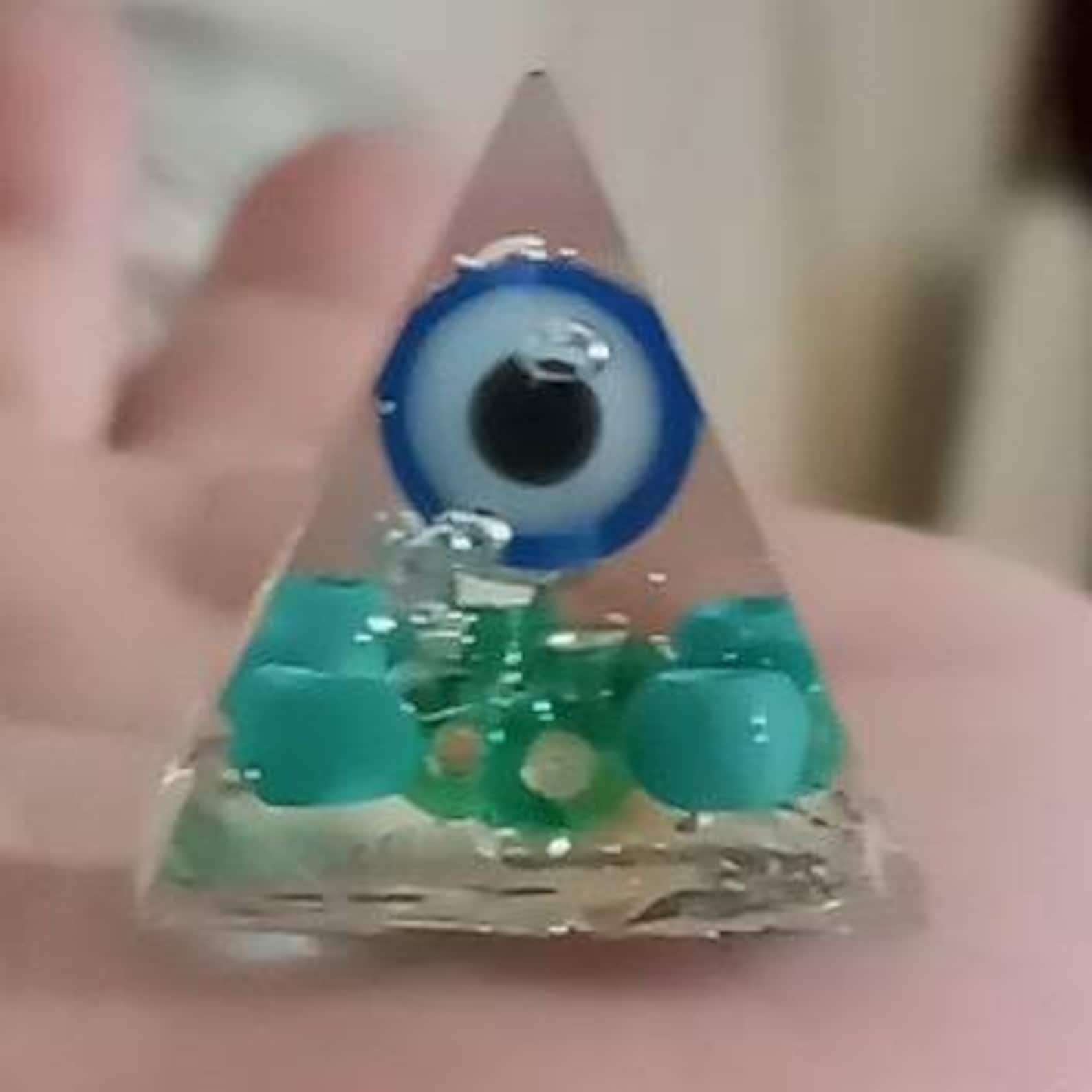 Mini Evil Eye Pyramid (first Color Set) - Etsy Australia