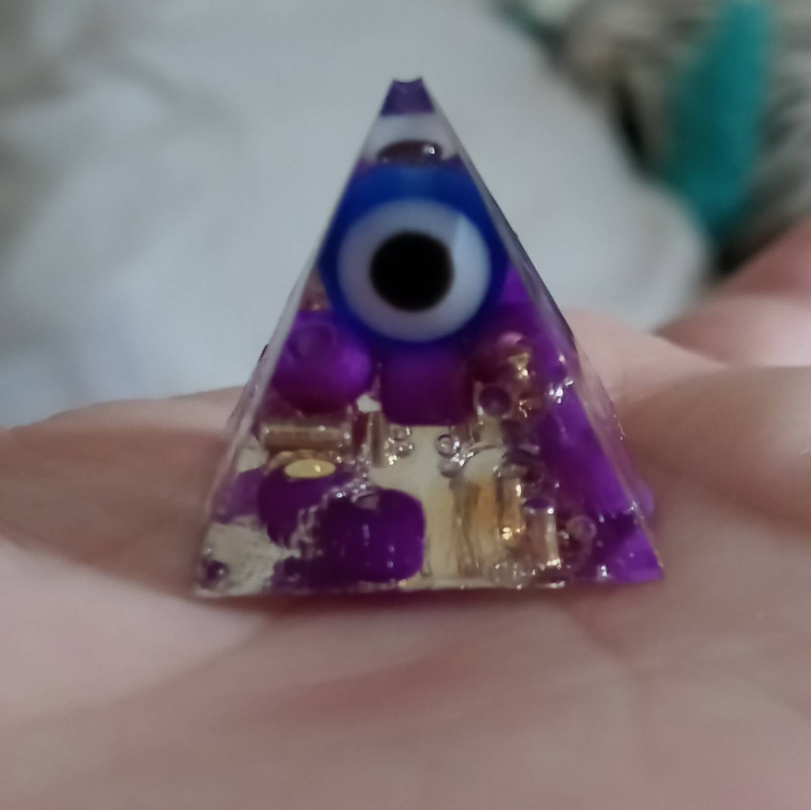 Mini Evil Eye Pyramid (first Color Set) - Etsy Australia