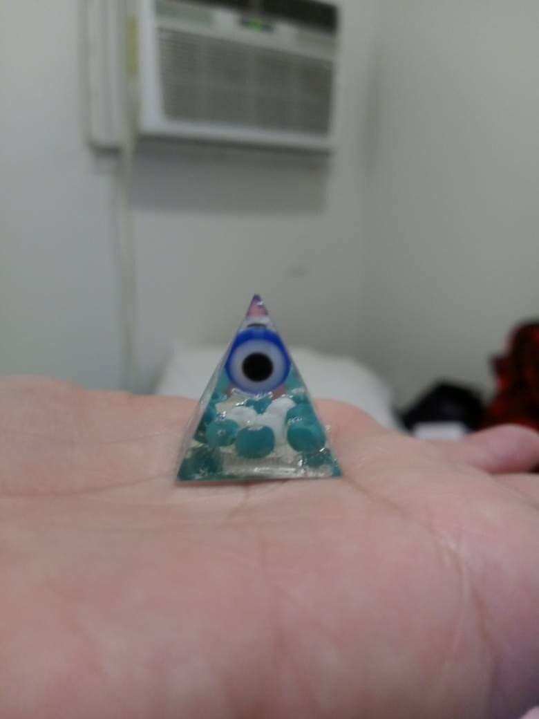Mini Evil Eye Pyramid (first Color Set) - Etsy Australia
