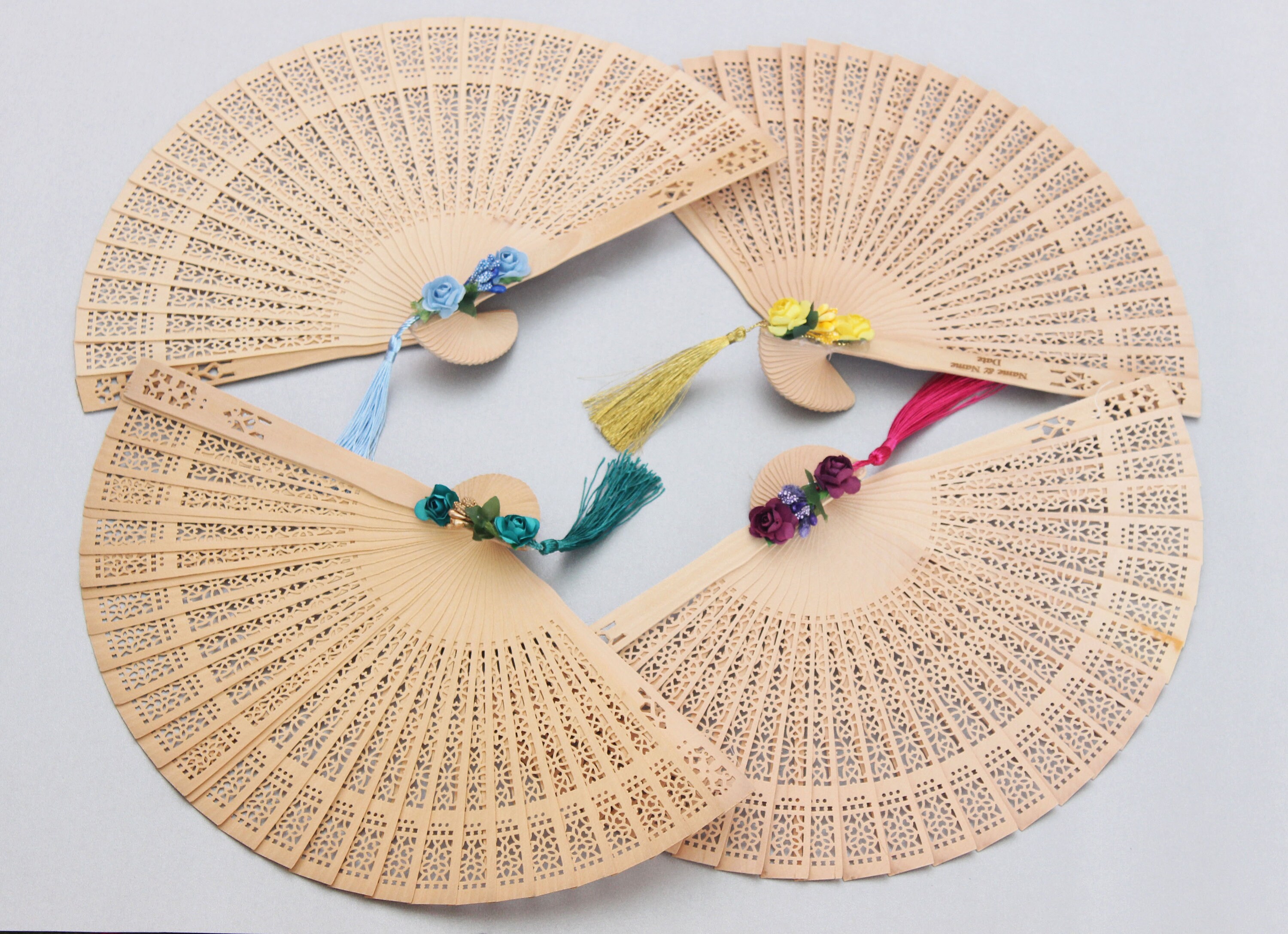 Personalized Natural Wooden Fan Gifts Hand Fan for Wedding - Etsy