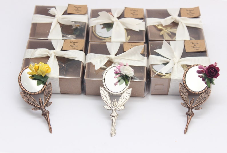 Wedding Mini Mirror Gifts Personalized Favorsrustic Wedding - Etsy