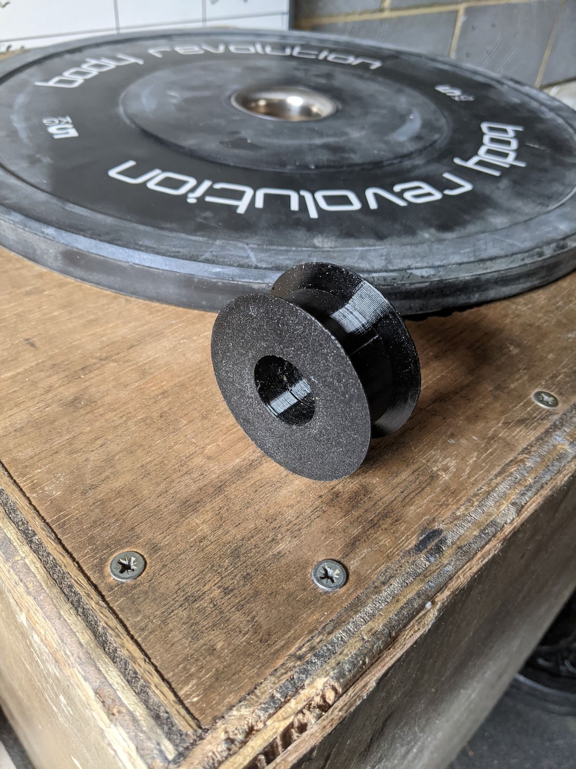 Olympic Plate Adapter to 1 Inch standard Bar - Etsy