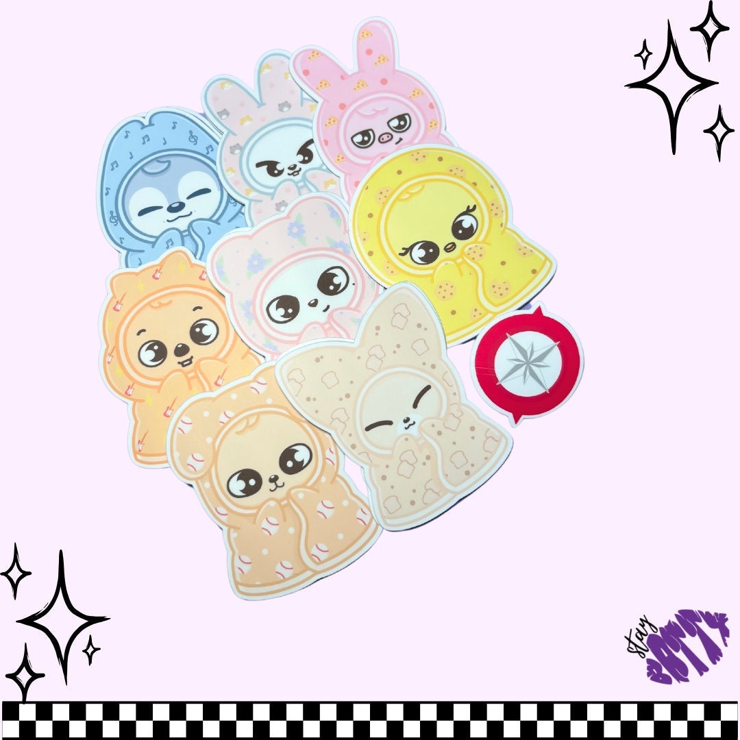 Sleepover Skzoo Stickers| Stray Kids| Comeback - Etsy