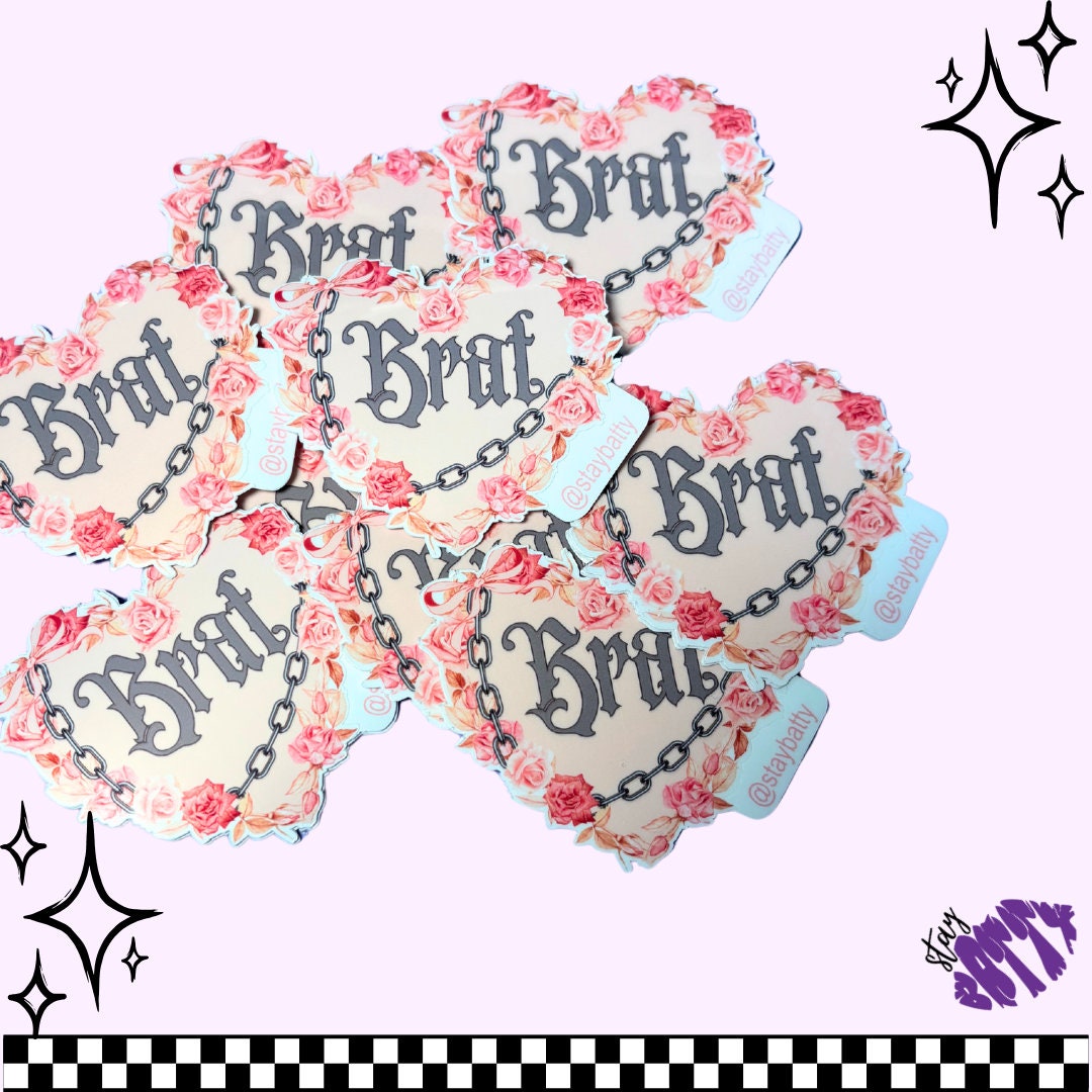 BRAT| Sticker| Craft| Ddlg| Bdsm| Coquette| Sub - Etsy