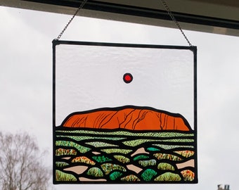 Stained Glass Painted Rock - Etsy