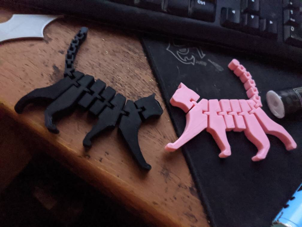 Flexible Cat Fidget Toy for Office, Desk, Home, School - Etsy