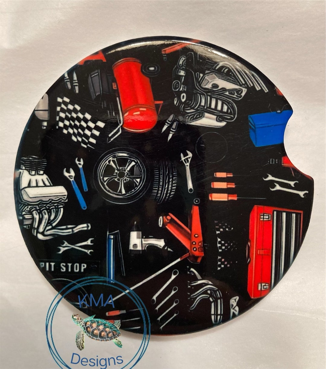 Mechanic / Race Car Driver Tools - Ceramic Car Coaster - Etsy