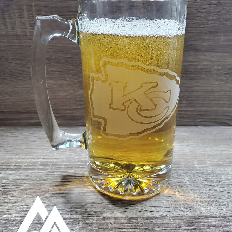 Chiefs Beer Mug - Etsy