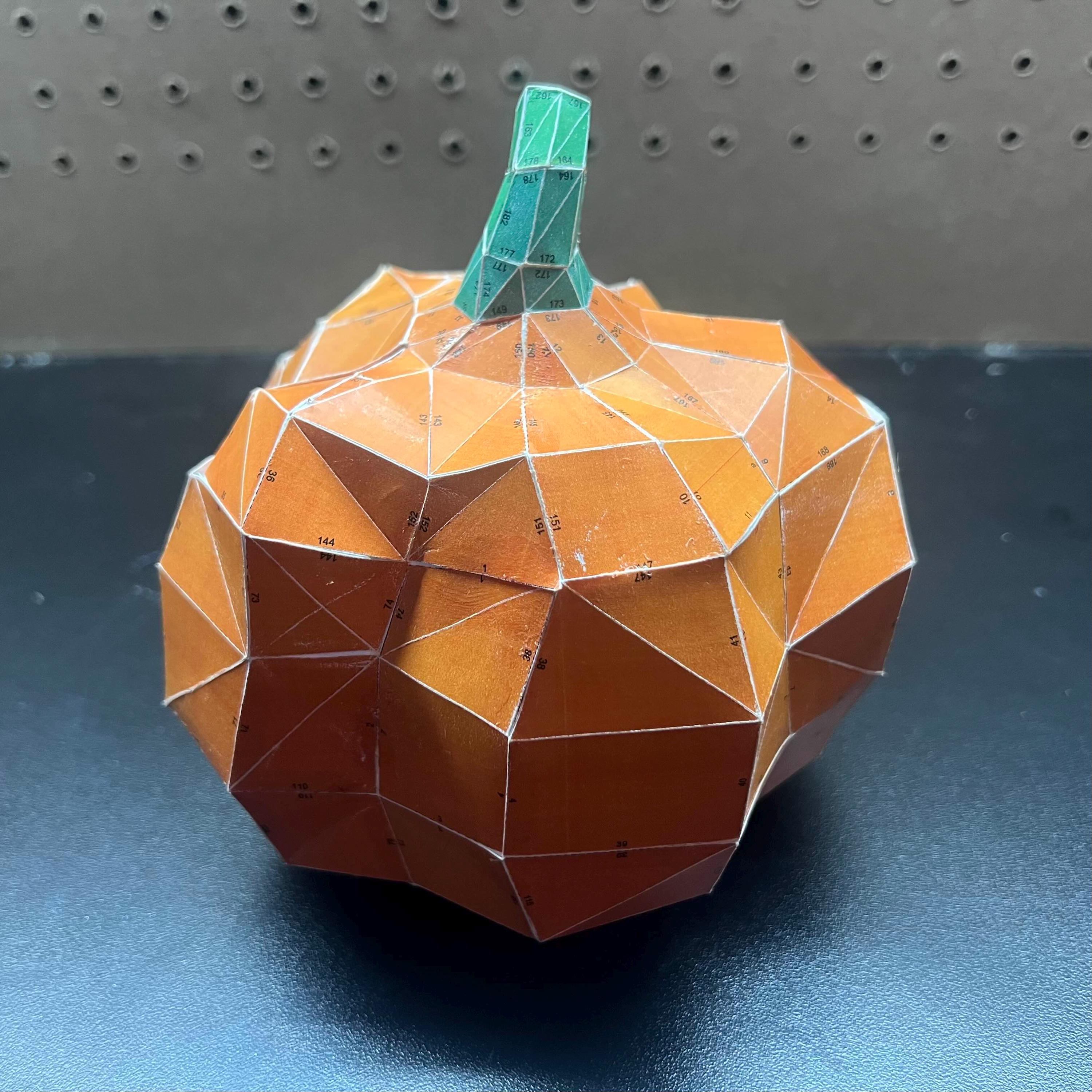 Papercraft Pumpkin - Etsy