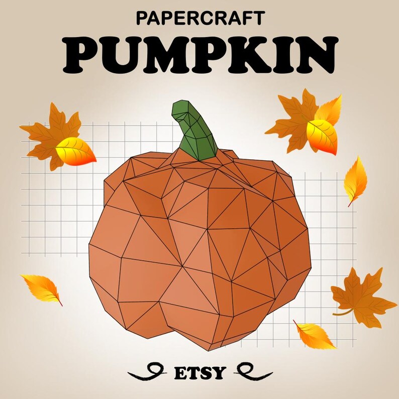 Papercraft Pumpkin - Etsy