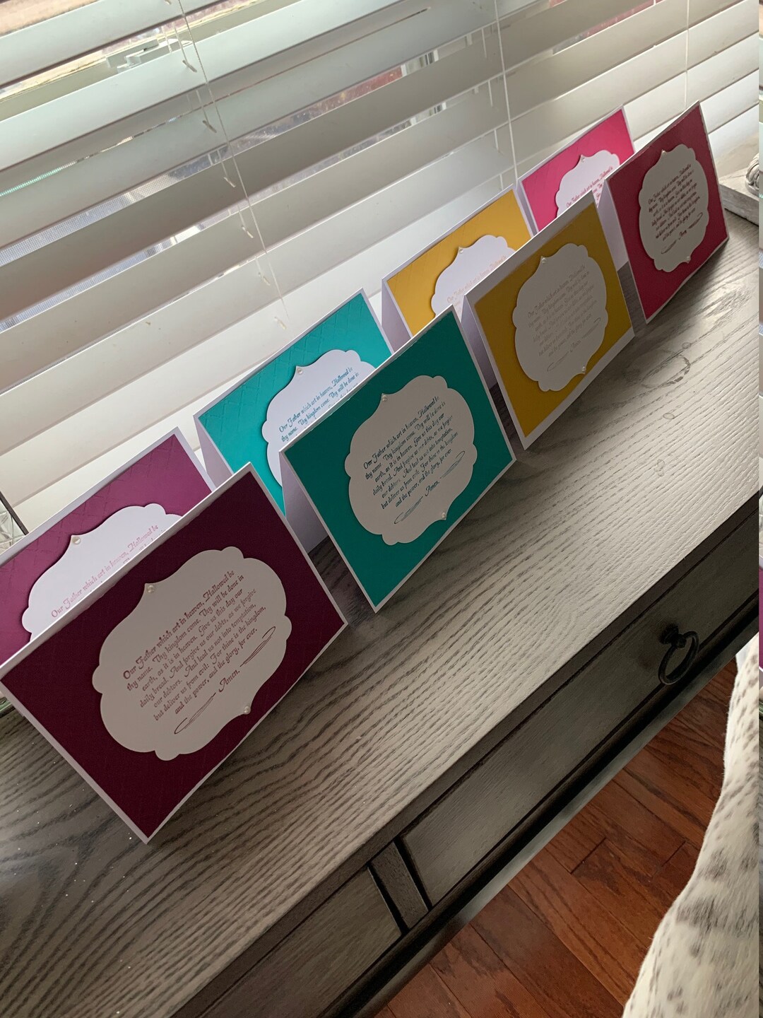 Lord's Prayer 2 Card Pack With Envelope - Etsy