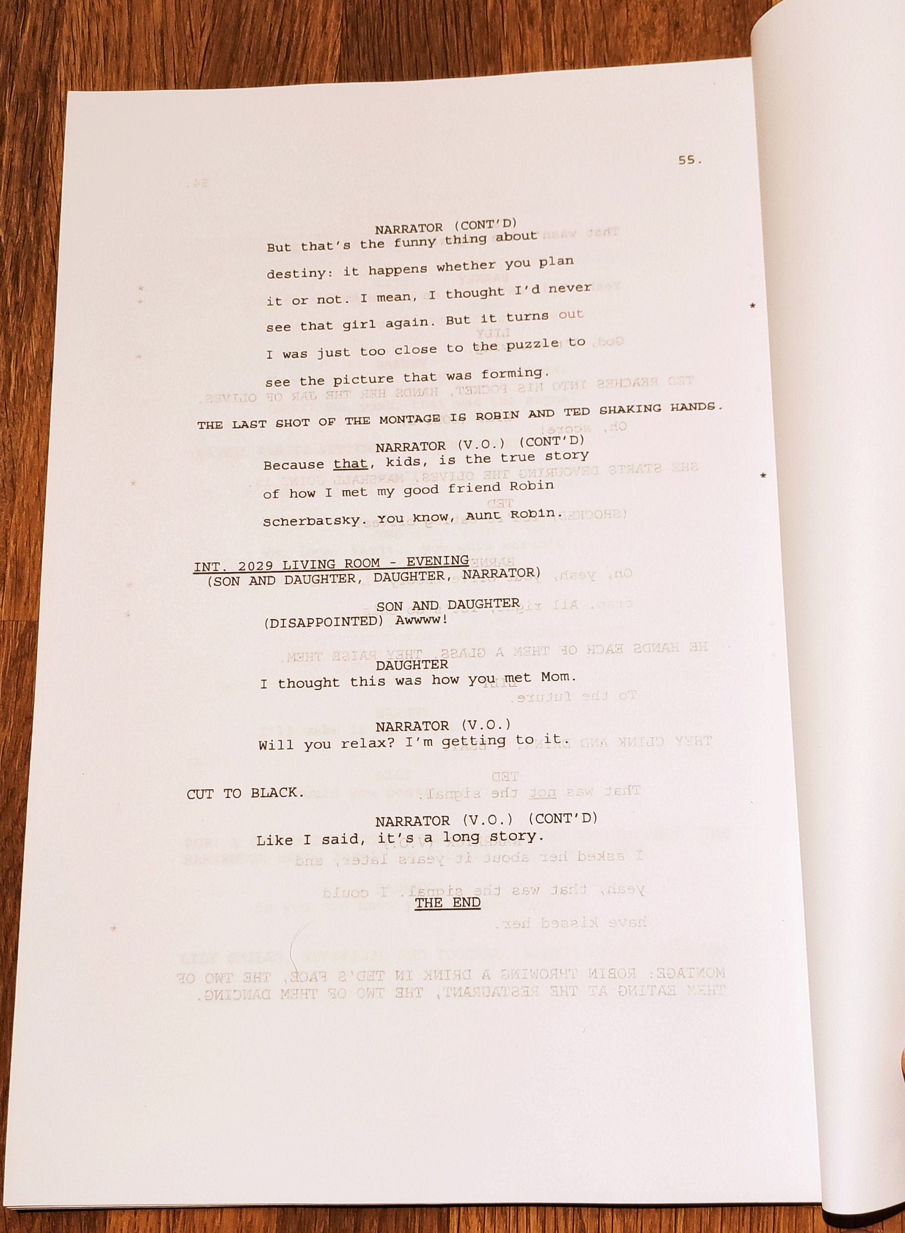 Script Pilot How I Met Your Mother Autographed Tv Series Neil | Etsy