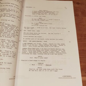 Script Pilot LOST Tv Series Autographed Autographs Evangeline Lily ...