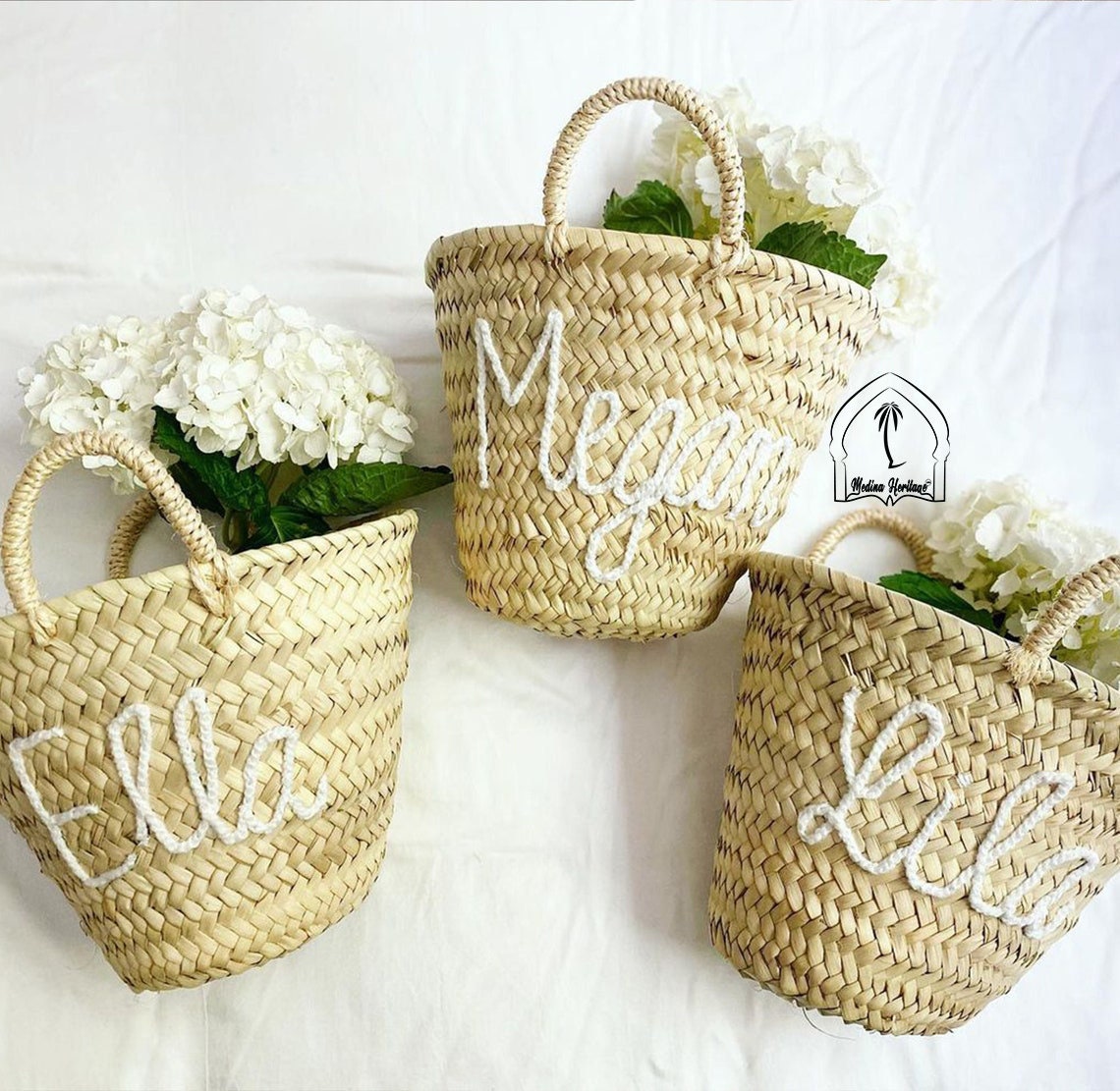 Flower Girl Proposal, Flower Girl Basket, Personalized Straw Basket ...