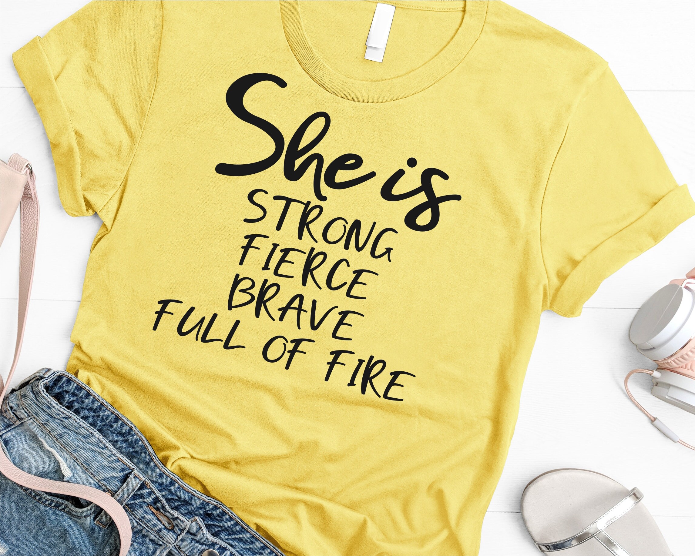 She is SVG, Strong SVG, Fierce SVG, Brave Svg, Full of Fire Svg, Women ...