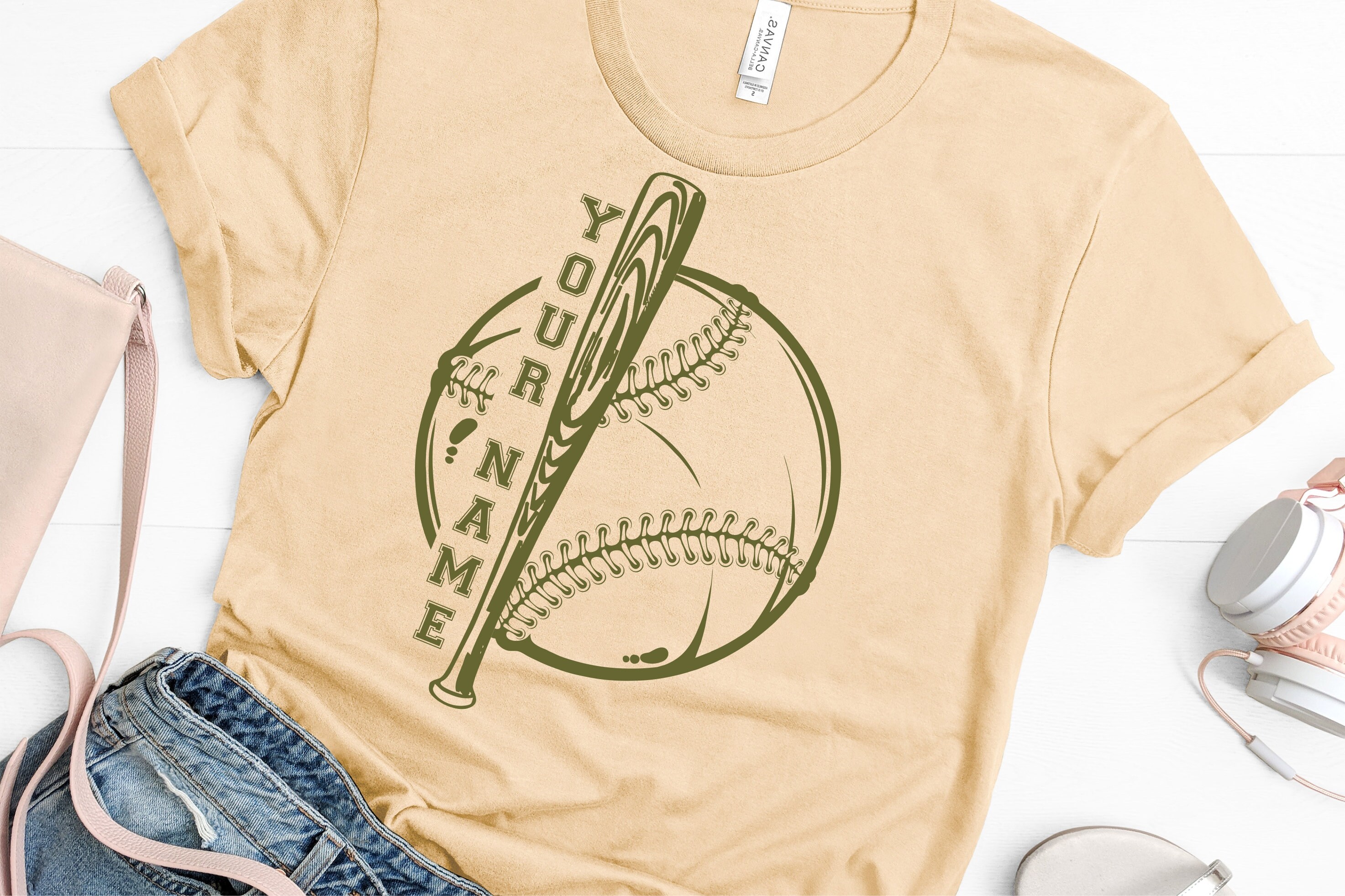 Split Baseball Monogram SVG, Baseball Shirt Svg, Half Softball Team ...