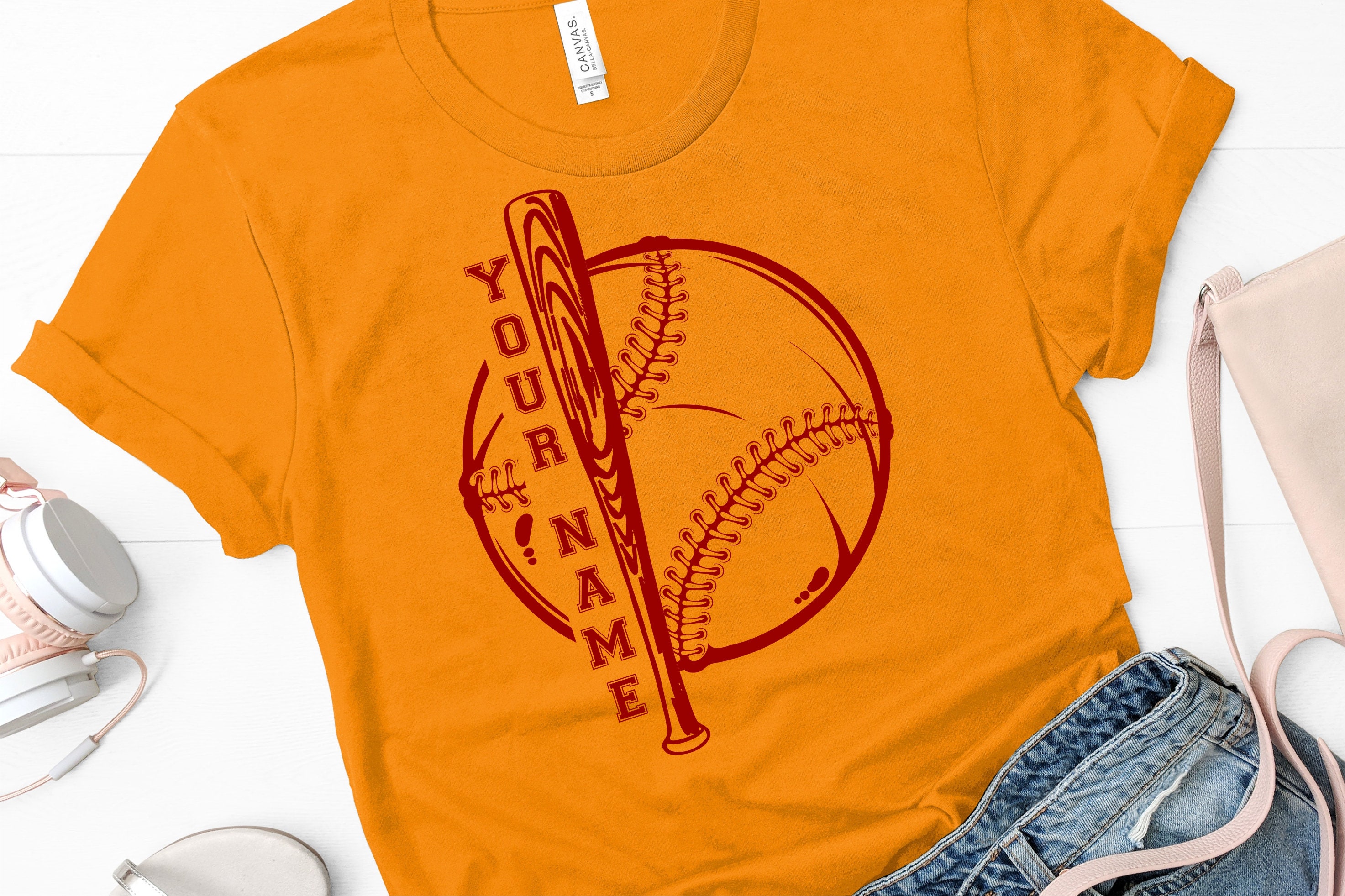 Split Baseball Monogram SVG, Baseball Shirt Svg, Half Softball Team ...