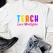 Leopard Teach Love Inspire Svg, Teacher Appreciation Gift Svg, Cute ...