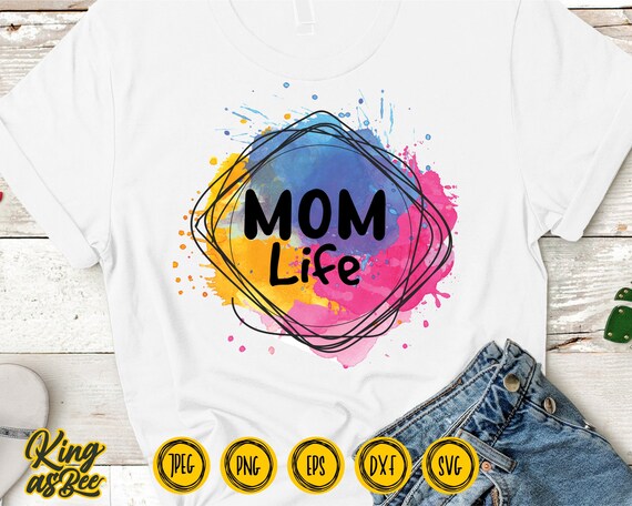 Mom Life Png Mom Life Svg Funny Mom Sublimation Design | Etsy