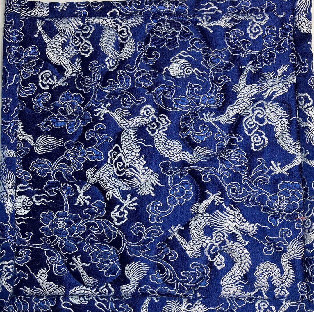 EXQUISITE Blue Dragon Potholder, Asian Potholder, Dragon Trivet ...