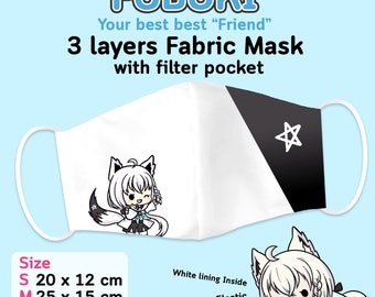 Hololive Pekora Kensetsu Cloth Mask - Etsy