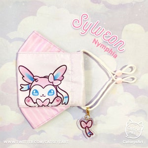 Eevee Handmade Face Mask / 3 Layer Fabric Masks - Etsy