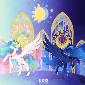 My Little Pony Scarf / MLP / Princess Celesstia - Etsy