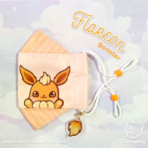 Eevee Handmade Face Mask / 3 Layer Fabric Masks - Etsy