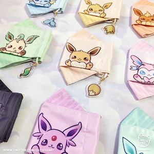 Eevee Handmade Face Mask / 3 Layer Fabric Masks - Etsy