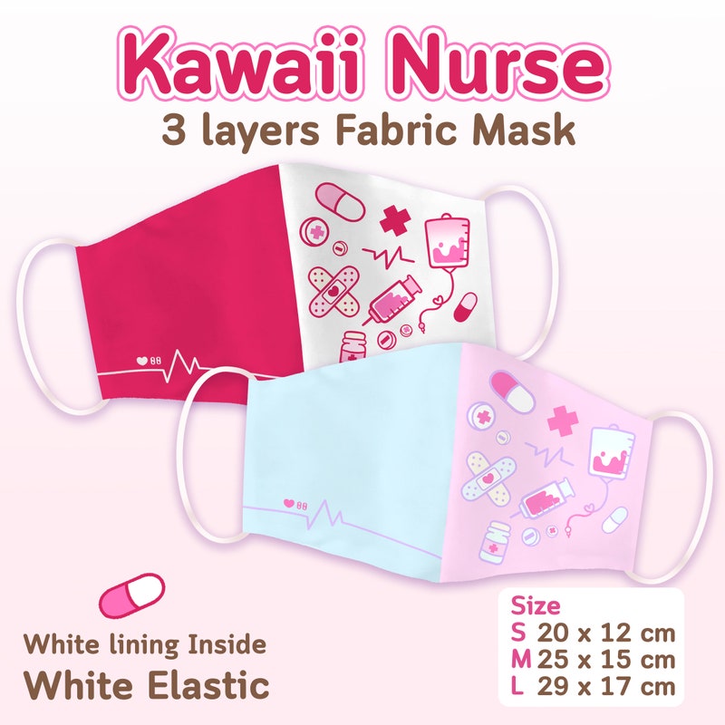 Kawaii Face Mask - Etsy