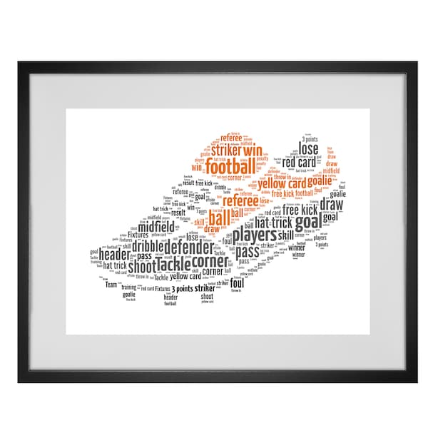 Football Word Art - Etsy