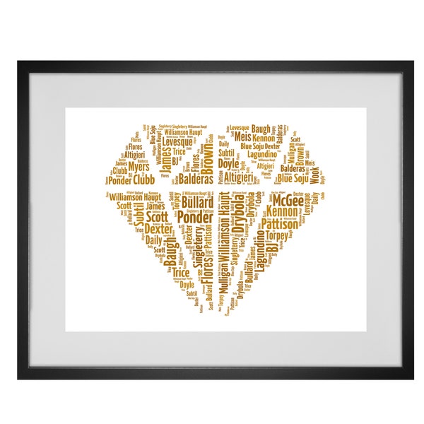 Diamond Word Art - Etsy