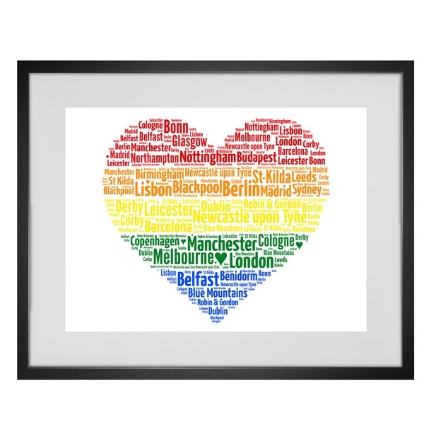 Rainbow Hearts - Etsy