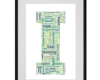Letter Word Art | Etsy