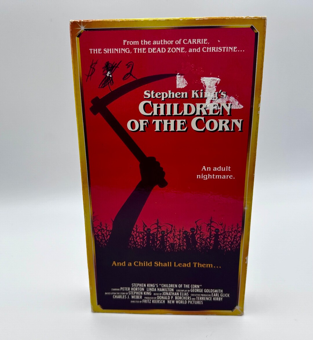 Children of the Corn VHS Tape 1992 Anchor Bay Stephen King Starmaker ...