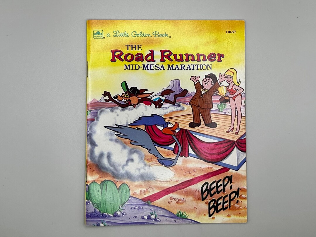 The Road Runner Mid-mesa Marathon Little Golden Book With Staple ...