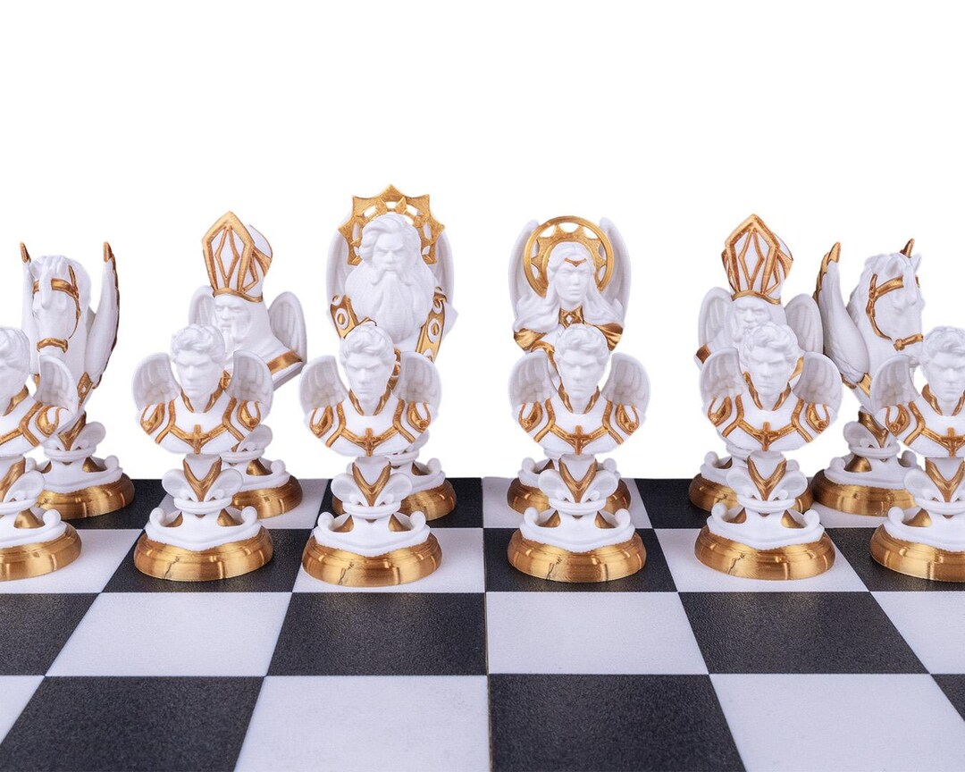 Highly Detailed Celestial Kingdom Chess Board - Etsy
