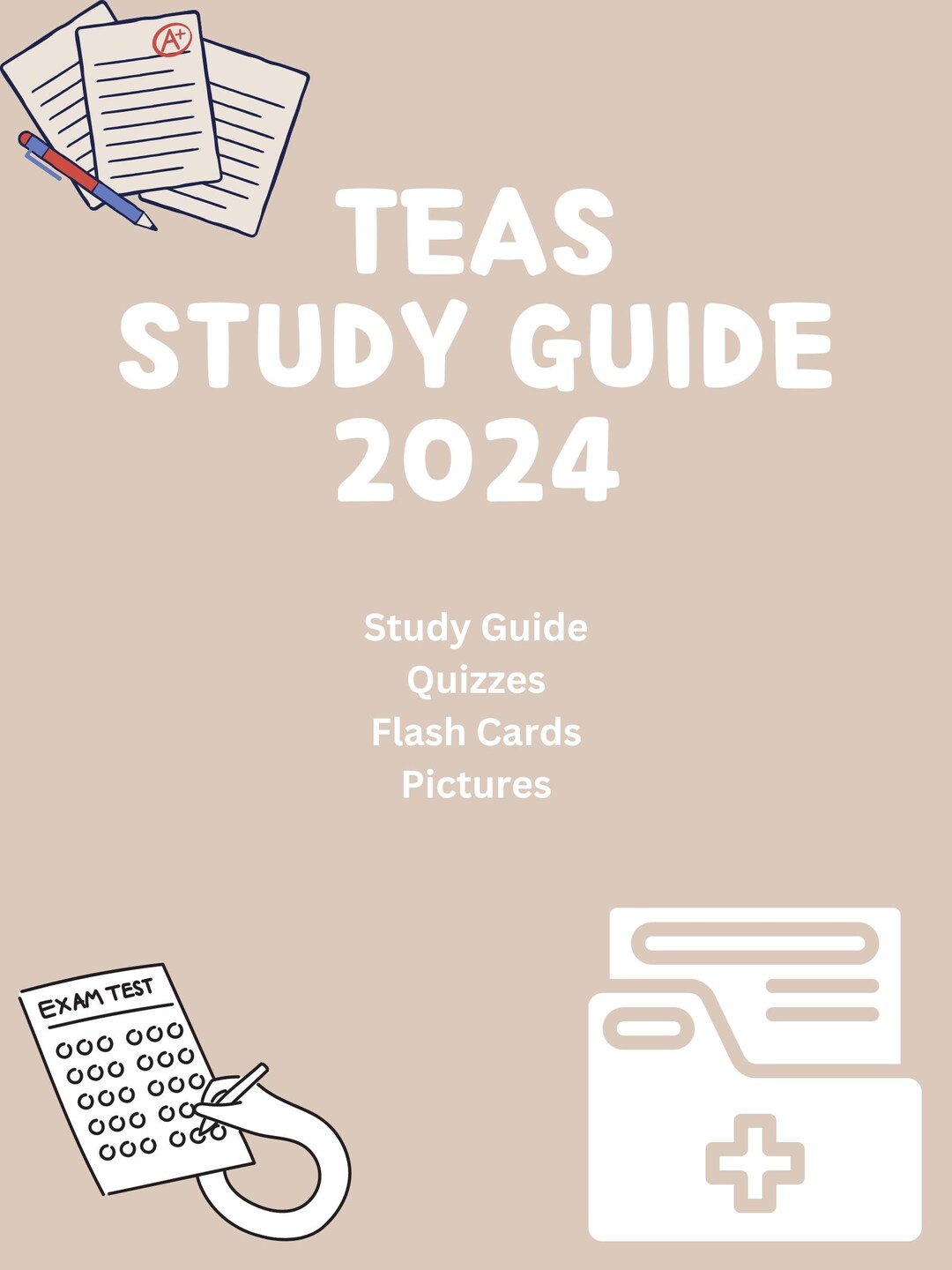 TEAS Study Guide 2024 - Etsy