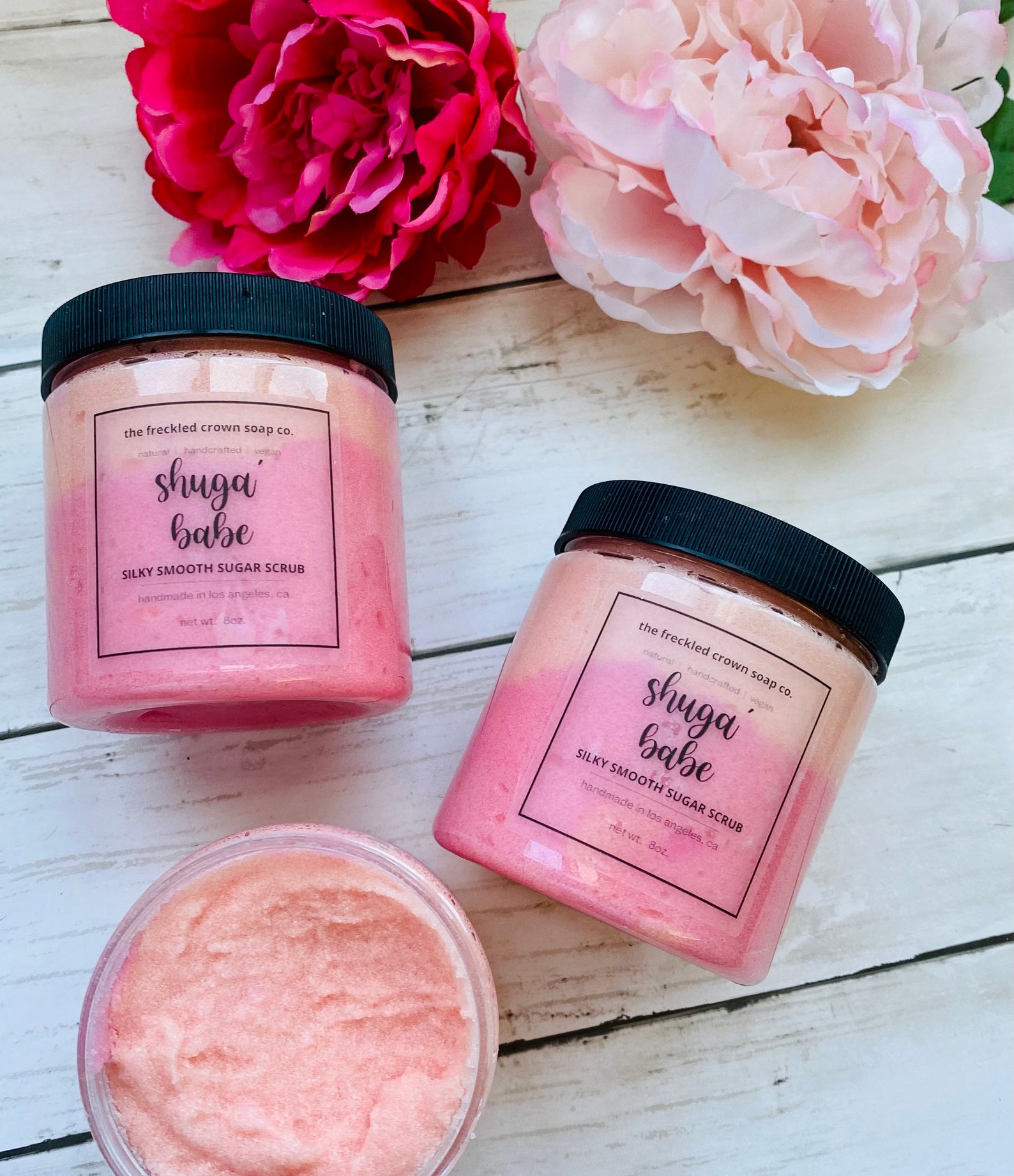 Sugar Scrub / 8 Oz Natural Sugar Scrub / Exfoliating Scrub / Body Scrub ...