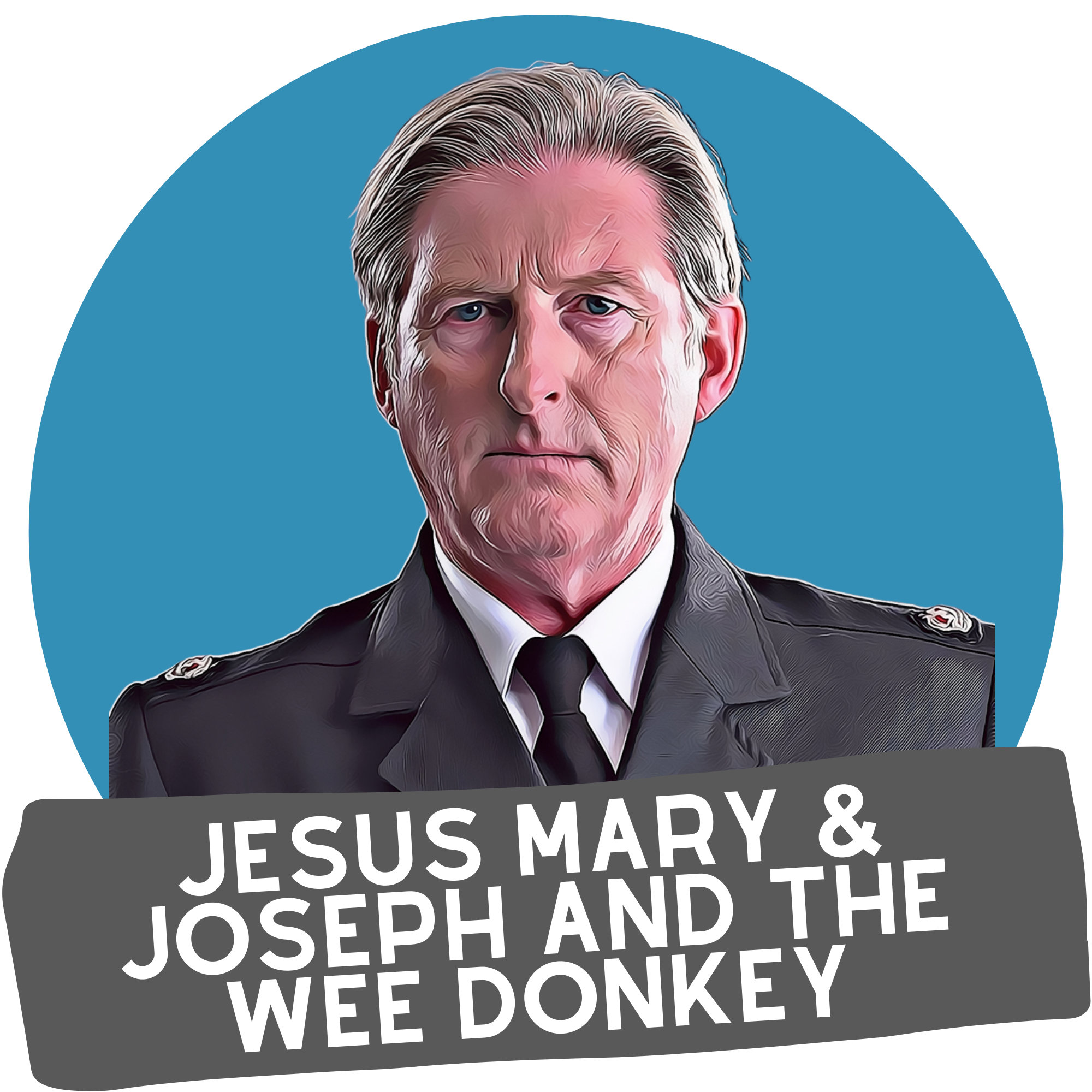 Line of Duty Ted Hastings Jesus Mary and Joseph Wee donkey | Etsy