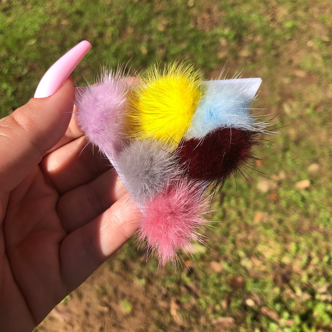 Detachable Nail Puffs, Magnetic Nail Puff, Magnetic Nail Pompom - Etsy