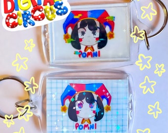 Double Sided Acrylic Keychains the Amazing Digital Circus Pomni ...