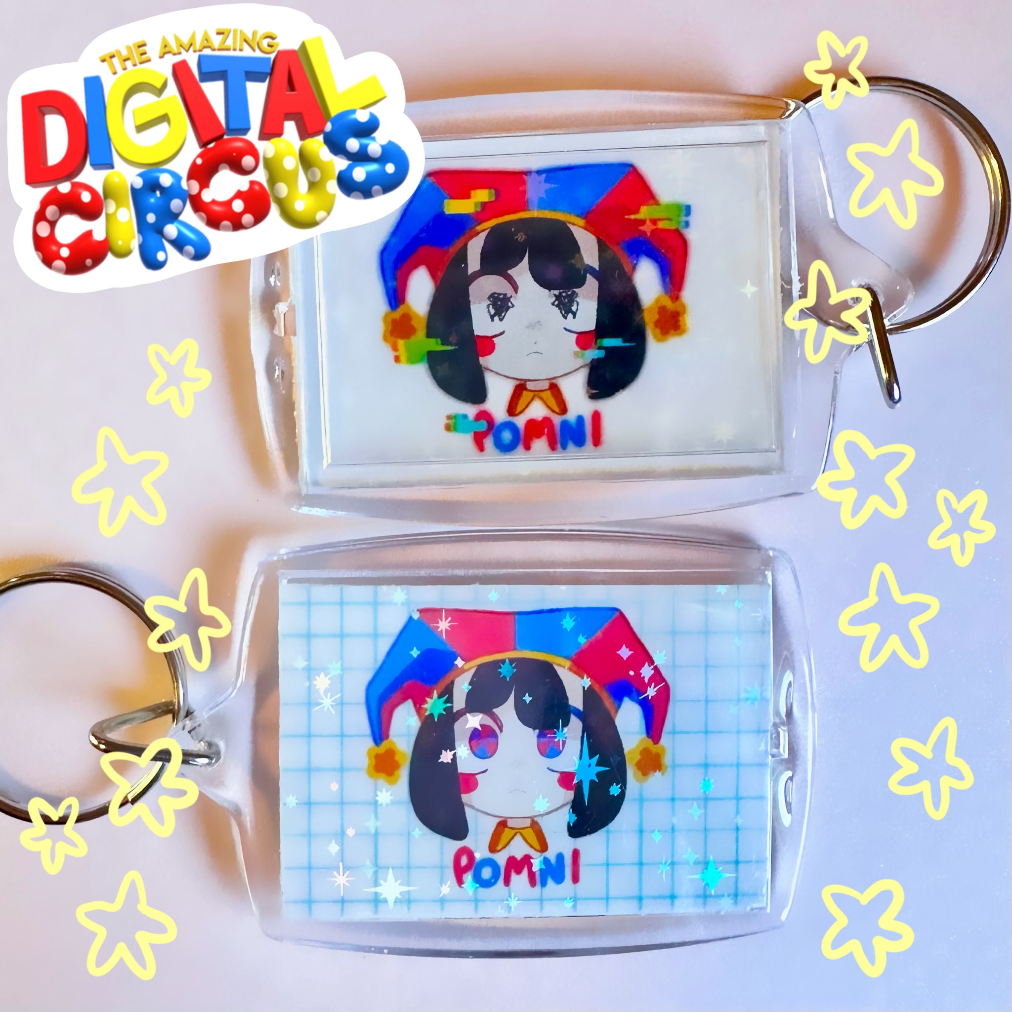 Pomni the Amazing Digital Circus Keychain - Etsy