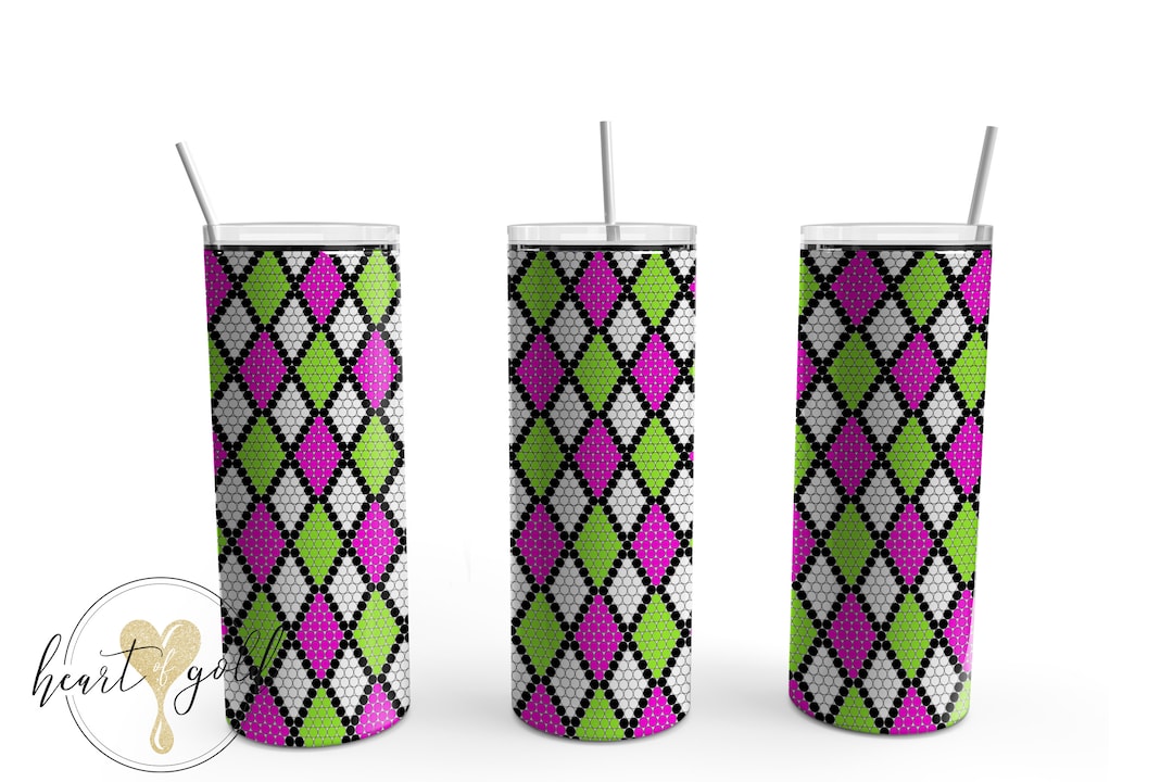 Diamond Rhinestone Digital Sublimation Printable Vinyl Wrap File 20oz ...