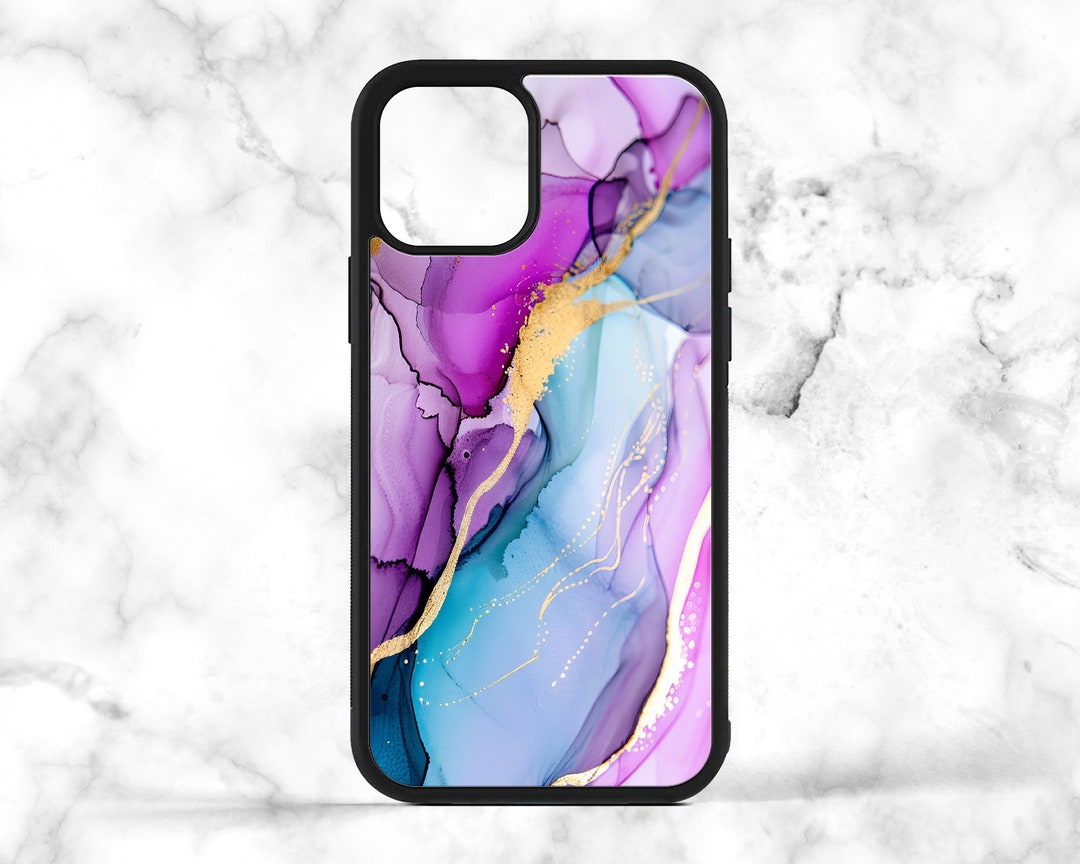Sublimation Phone Case Alcohol Ink, Purple Alcohol Ink, Sublimation ...