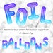 Foil Balloon Alphabet Clipart Bold Letters Party Balloon Clip Art ...
